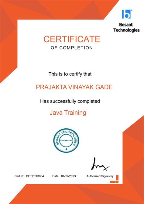 prajakta gade on linkedin java programming certification learning