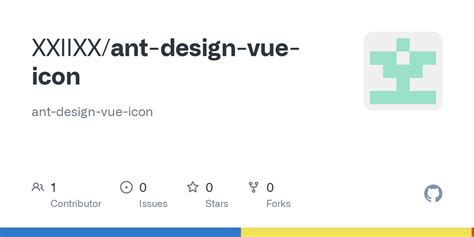 Github Xxllxxant Design Vue Icon Ant Design Vue Icon