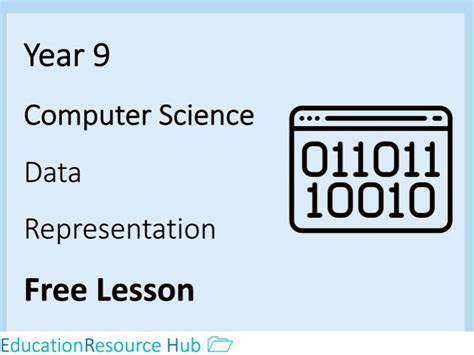 Year 9 Data Representation Free Lesson Teaching Resources