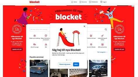 Blockets Nya Sajt Blockar Fordonshandel ”knapptryck Till Förbannelse