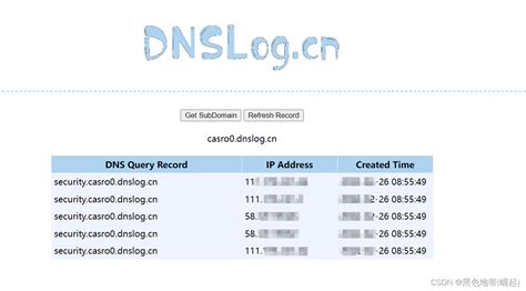 【sql注入 有回显】dns请求注入：原理、平台、使用过程、配置 特定域名带外dns请求 csdn博客