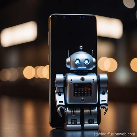 Custom Lock Screen With Robot 2 Theme Stable Diffusion Online