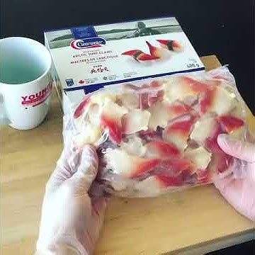 Canadian Wild Caught Arctic Surf Clams Youtube