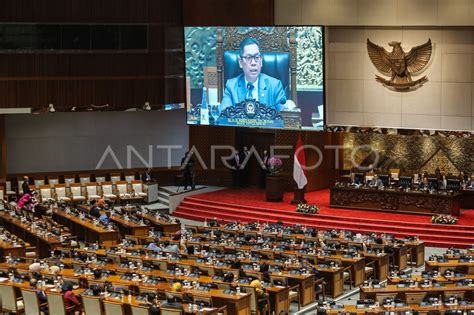Rapat Paripurna Dpr Antara Foto