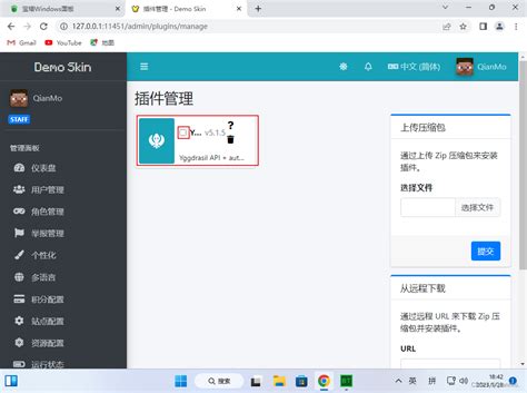 【宝塔】【windows】【blessing Skin】【我的世界】用宝塔windows搭建皮肤站blessing Skin Csdn博客