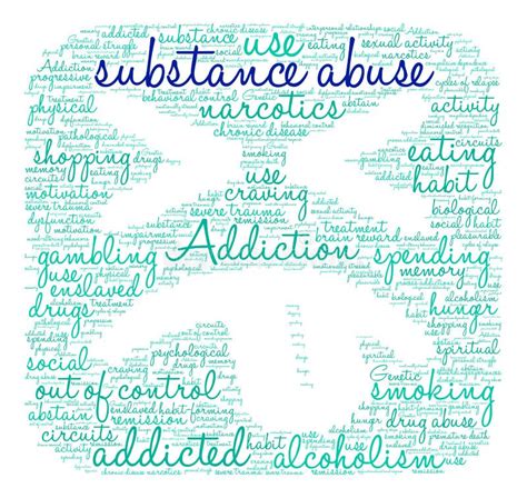 Substance Abuse Word Cloud Stock Illustration Illustration Of Genetic