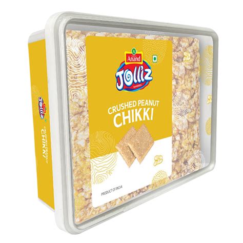 Crushed Peanut Chikki Anand Jolliz Namkeen