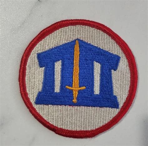 Military Patch Army Rotc School Senior Red Border Color Variant 1400