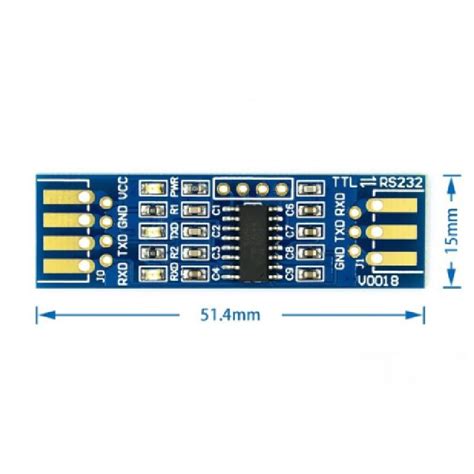 3 Exar Chip Rs232 Sp3232 Ttl To Rs232 Rs232 To Ttl Brush Cable Serial Port Module Sink Gold