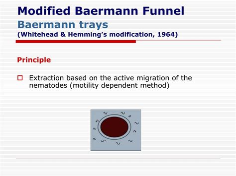 Ppt Nematode Extraction Methods Baermann Funnel And Modified
