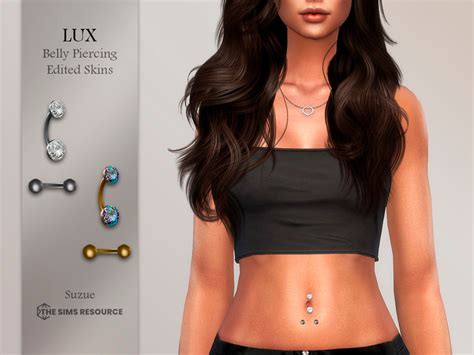 The Sims Resource Lux Belly Piercing