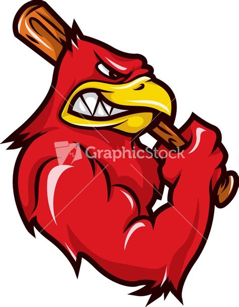Vector Baseball Mascot Baseball Mascots Mascot Chicken Logo