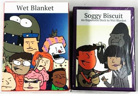 New Wet Blanket Card Game With Soggy Biscuit Expansion Pack Sealed