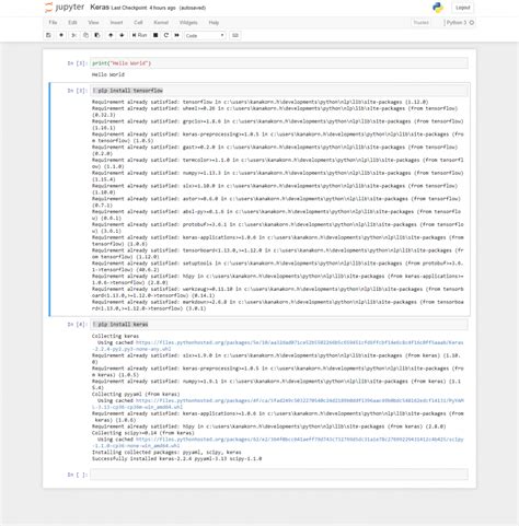 python ตดตง Tensorflow และ Keras CoP PSU IT Blog