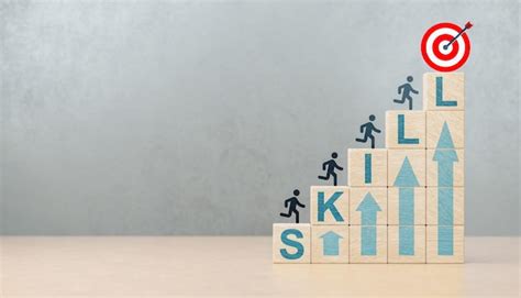 Premium Photo Goal Is Constant Skill Growth Improvement Of Personal