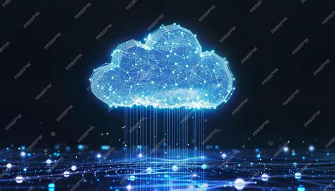 Premium Photo Cloud Computing Storage Data Migration Backup Technology Concept Iaas Paas Ai