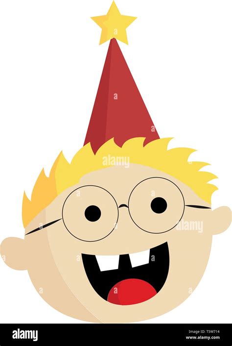 Happy Boy With Glasses Clip Art