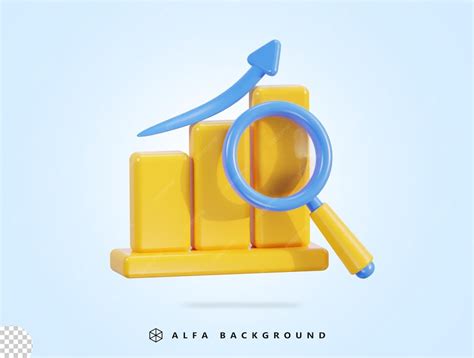 Premium Psd Trend Analysis Icon 3d Illustration From Business Plan