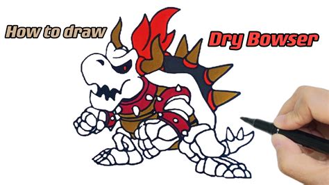 How To Draw Dry Bowser Artstation Dry Bowser