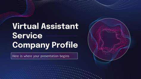 Virtual Assistant Service Company Profile Presentation