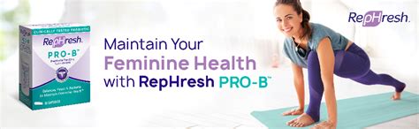 Rephresh Pro B Probiotic Supplement For Women 30 Oral Capsules And Odor Eliminating