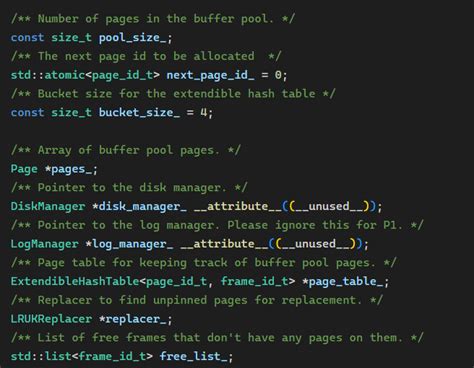 【cmu15 445数据库】bustub Project 1：buffer Poolcmu Bustub Csdn博客