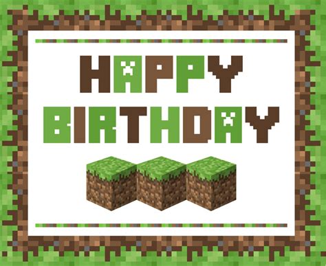 Free Printable Minecraft Thank You Card Worksheets Library