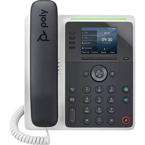 Poly Edge E220 Ip Phone Corded Corded Bluetooth Nfc Desktop