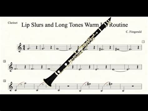 Clarinet Long Tonesregister Key Warm Up Routine Youtube