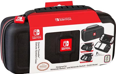 Nintendo Switch Deluxe Oled Case Black • Priser