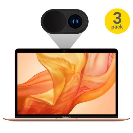 Olixar Anti Hack Webcam Cover For MacBook Air Pack
