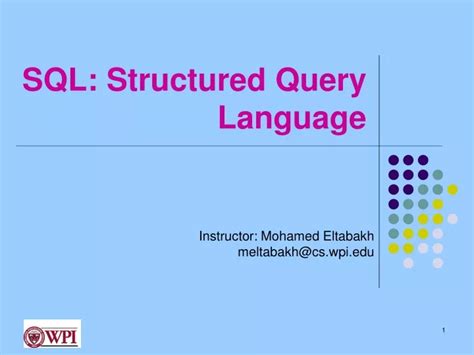 Ppt Sql Structured Query Language Powerpoint Presentation Free