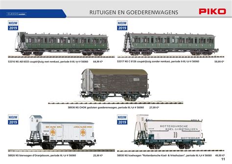 Piko Spielwaren Gmbh Piko Modelspoor Highlights Nederland 2019
