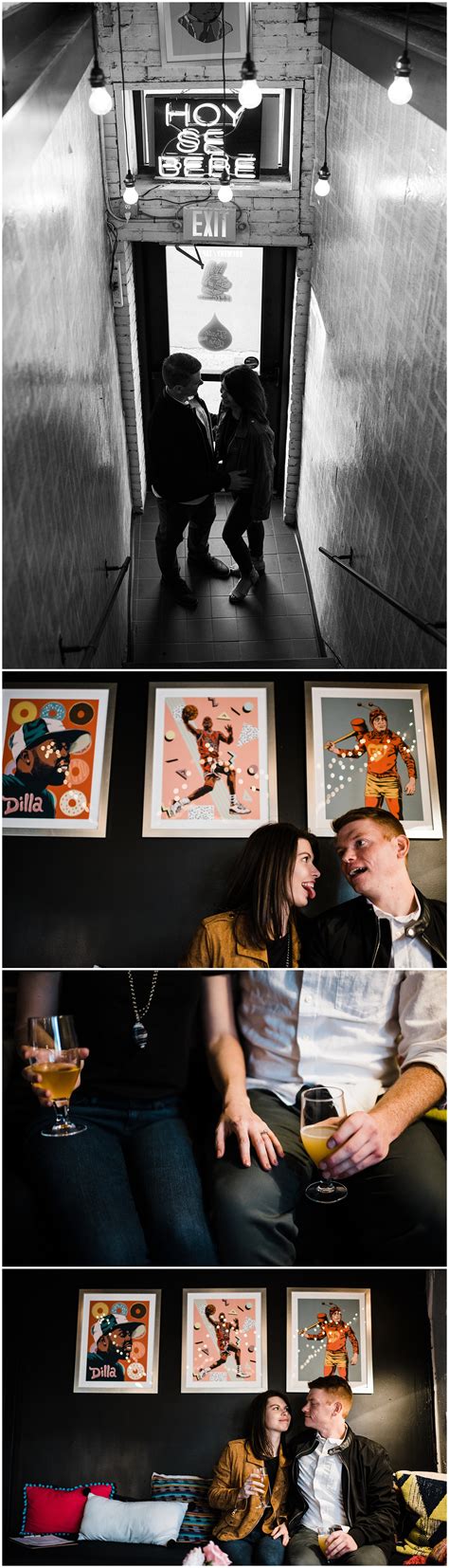 Allison Josh Engagement Session All Over Charlotte Easterday Creative