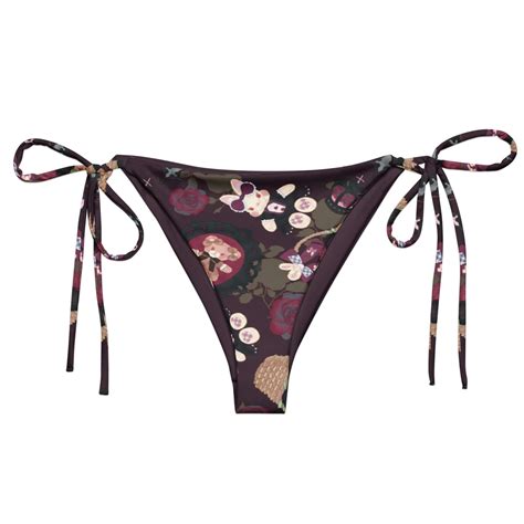 Gothic Teddy String Bikini Bottom Koibito Clothing