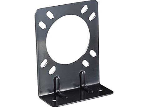 Pollak 7 Way Rv Socket Mounting Bracket Wblack Coating