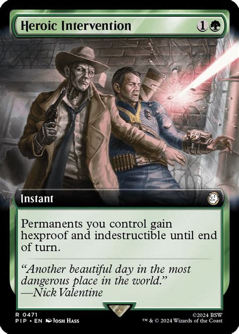 Heroic Intervention Extended Art Universes Beyond Fallout Magic