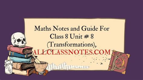 Maths Notes And Guide For Class 8 Unit 8