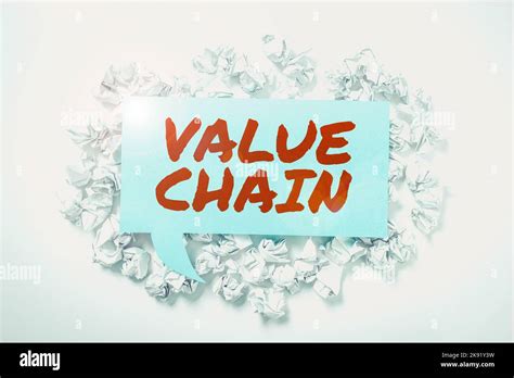 Inspiration Showing Sign Value Chain Concept Meaning Set Of Functional