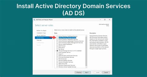 install active directory domain services ad ds active directory pro