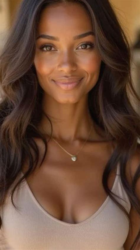Dark Skin With Brown Hair Brunette Hair Black Women Dark Brown Hair