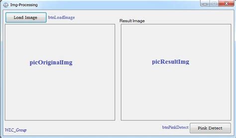 C Image Processing Pink Color Filtering Algorithm WLC