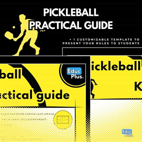 Pickleball Simplified Pe Rules And Visual Guide For Teachers Editable