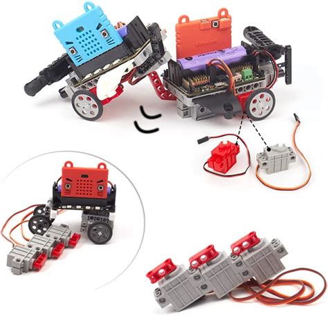 Programmable Geekservo Compatible With Standard Building Blocks For Arduino Microbit Raspberry