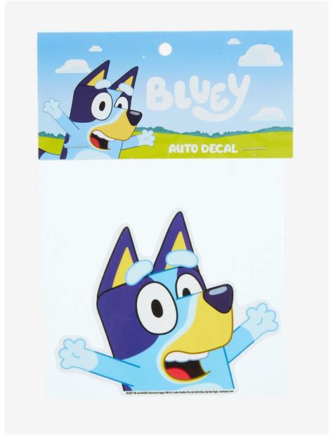Bluey Peeker Car Decal Hot Topic In 2025 Car Decals Marvel Ts