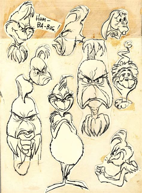 The Grinch Model Sheets Traditional Animation