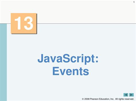 13 JavaScript: Events. - ppt download
