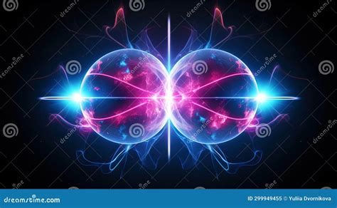 Subatomic Proton Particle Collision Nuclear Fusion Concept Stock Image Image Of Atom