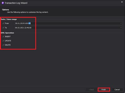 SQL Server Rollback Using DbForge Transaction Log