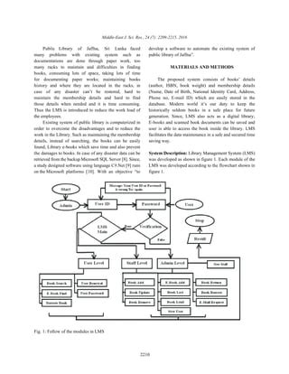 Secured Library Management System LMS For Public Library Of Jaffna Sri Lanka PDF